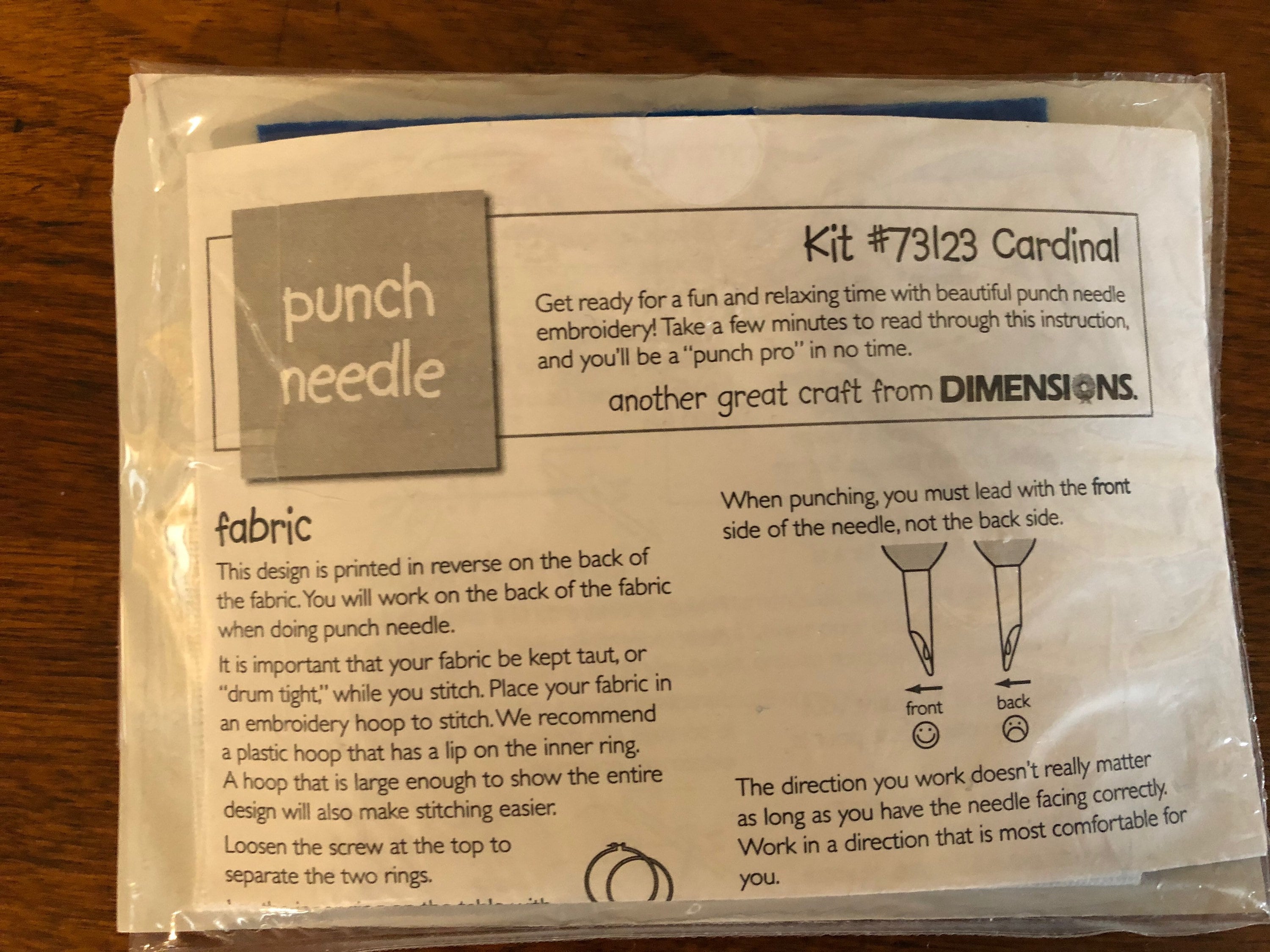 Dimensions Needle Punch Kit- Make a Holiday Pin or Ornament - #73123 ...