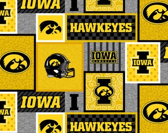 University of Iowa Fabric | Etsy