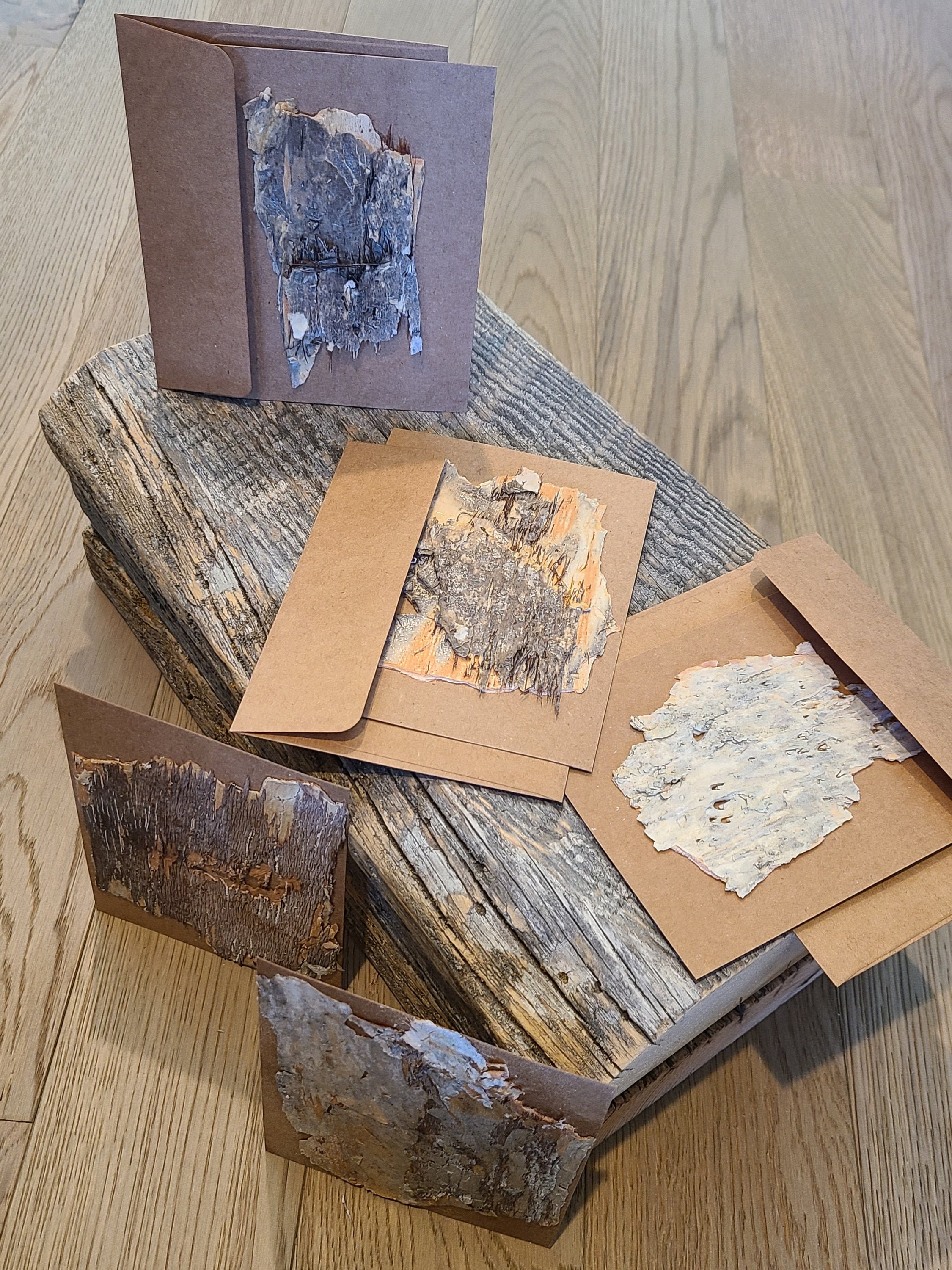 Nature's Greeting Card, Hand Made Blank Card With Envelope, Eco ...