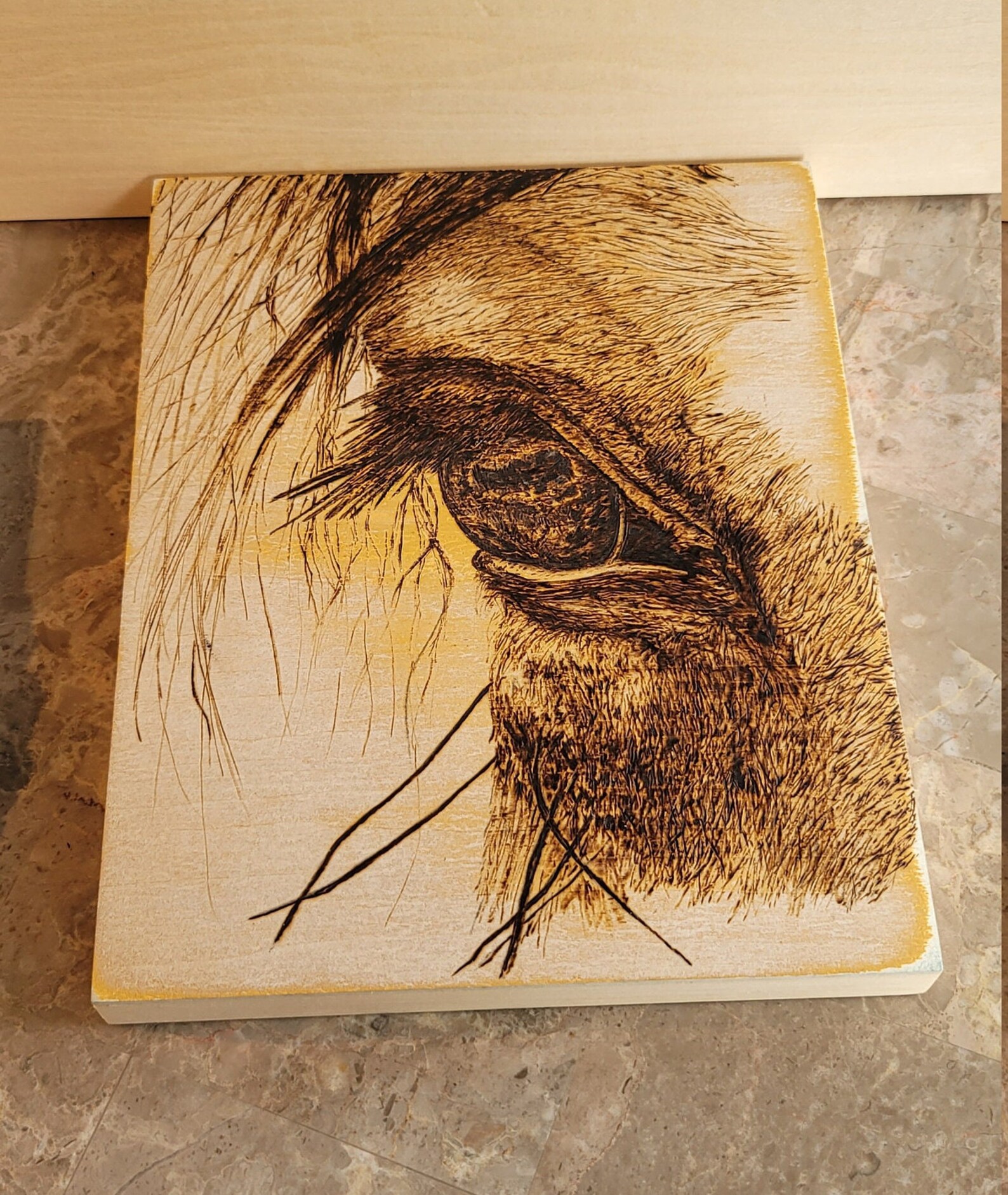 Horses Gaze, Animal Print, Pyrography Art, Wood Burning, Gifts for ...