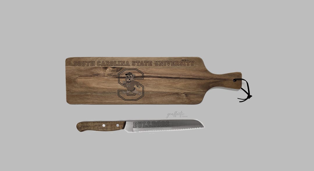 Limited Edition SCSU Breadboard and Serrated Knife Set – Custom ...