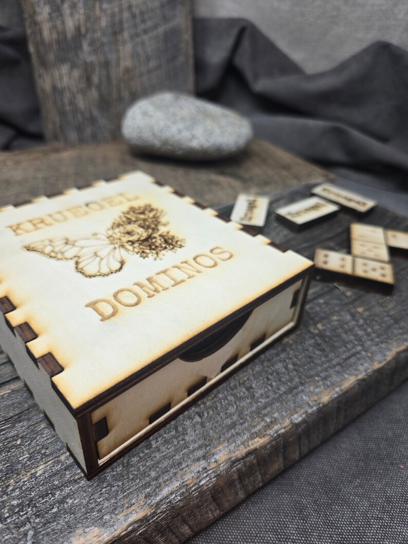 Custom Personalized Domino Set Engraved Dominoes Set Personalized