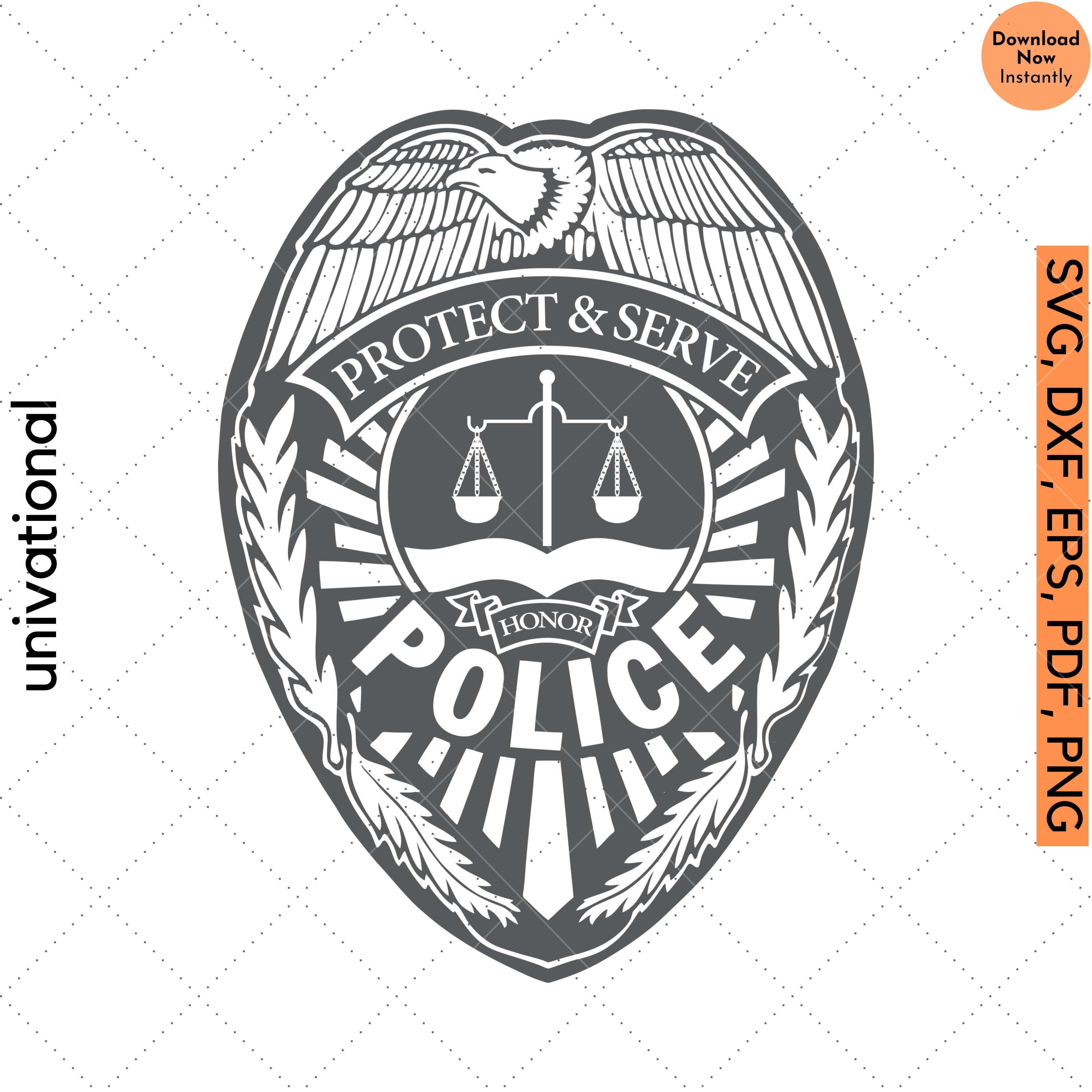Police Svg, Police Badge Svg, Police Officer Svg, Back the Blue Svg ...