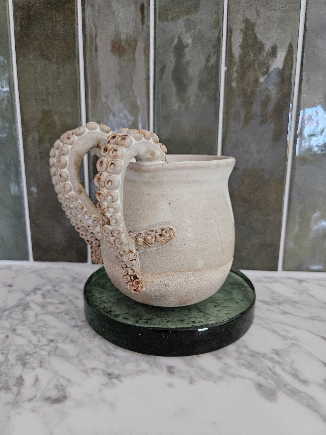 Stoneware Octopus Mug - Etsy