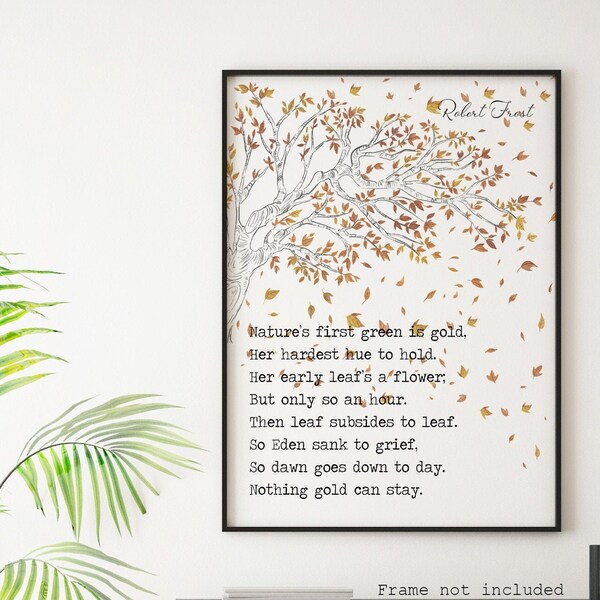 Robert Frost Quote - Etsy