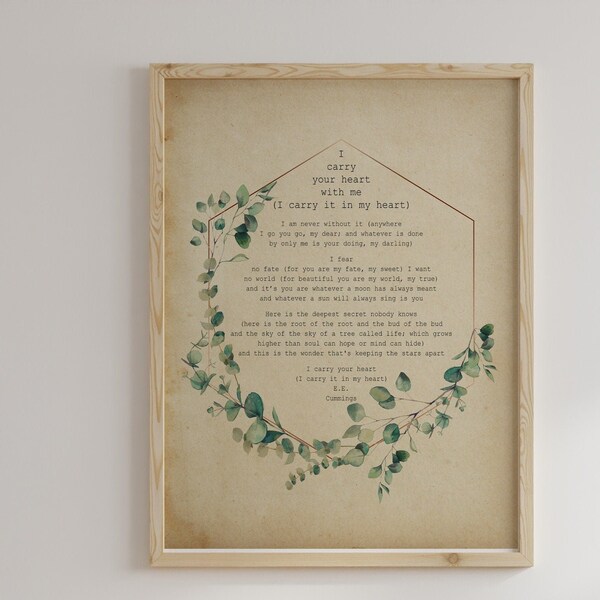 I'm Their Inside Your Heart Poem - Etsy