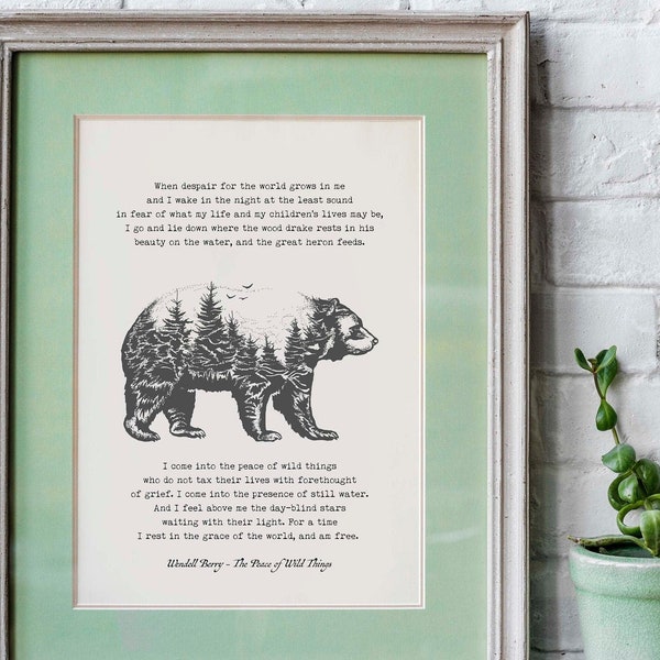 The Wild Things Poem - Etsy