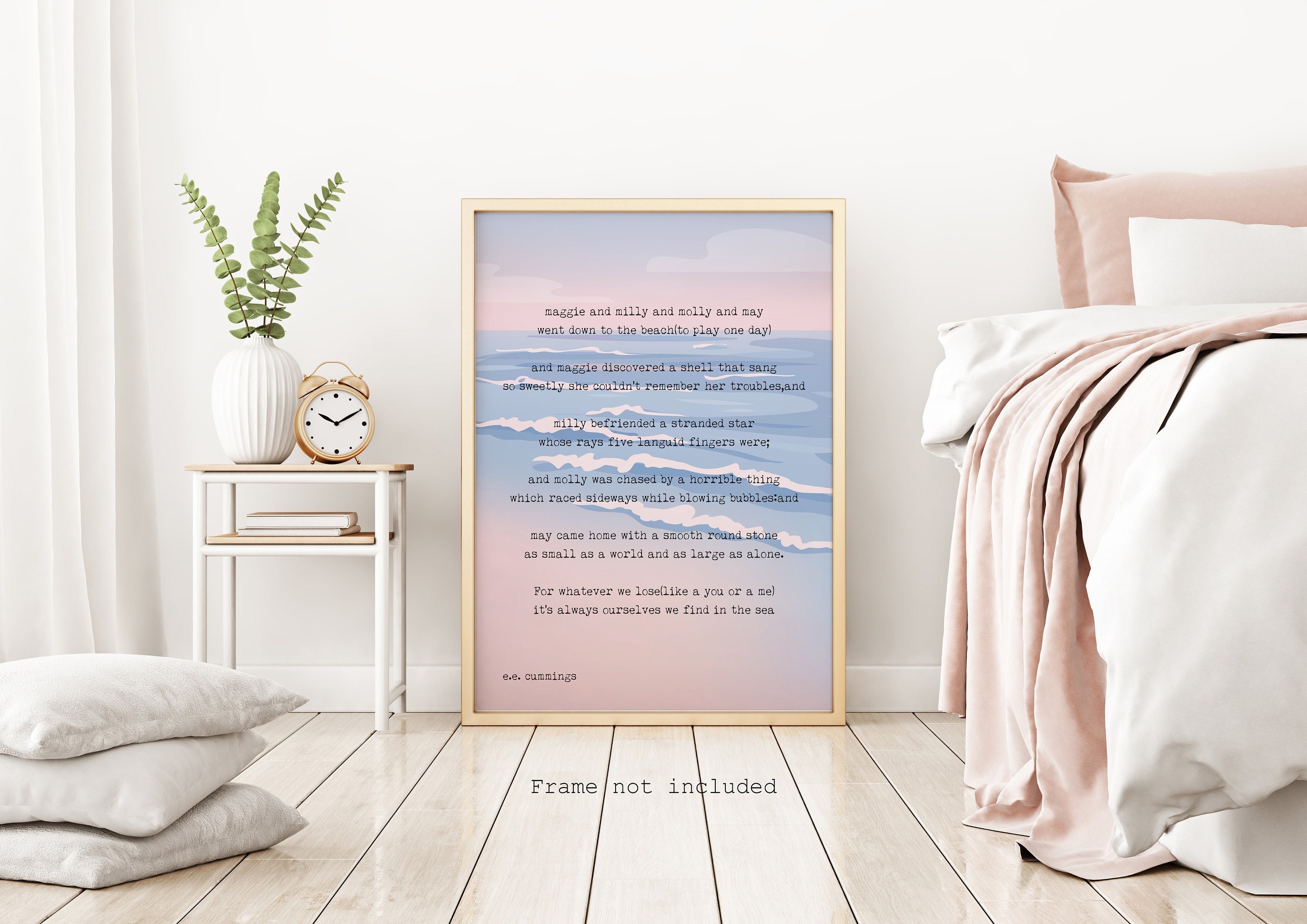 E.E Cummings Poem Wall Art Maggie and Milly and Molly and - Etsy