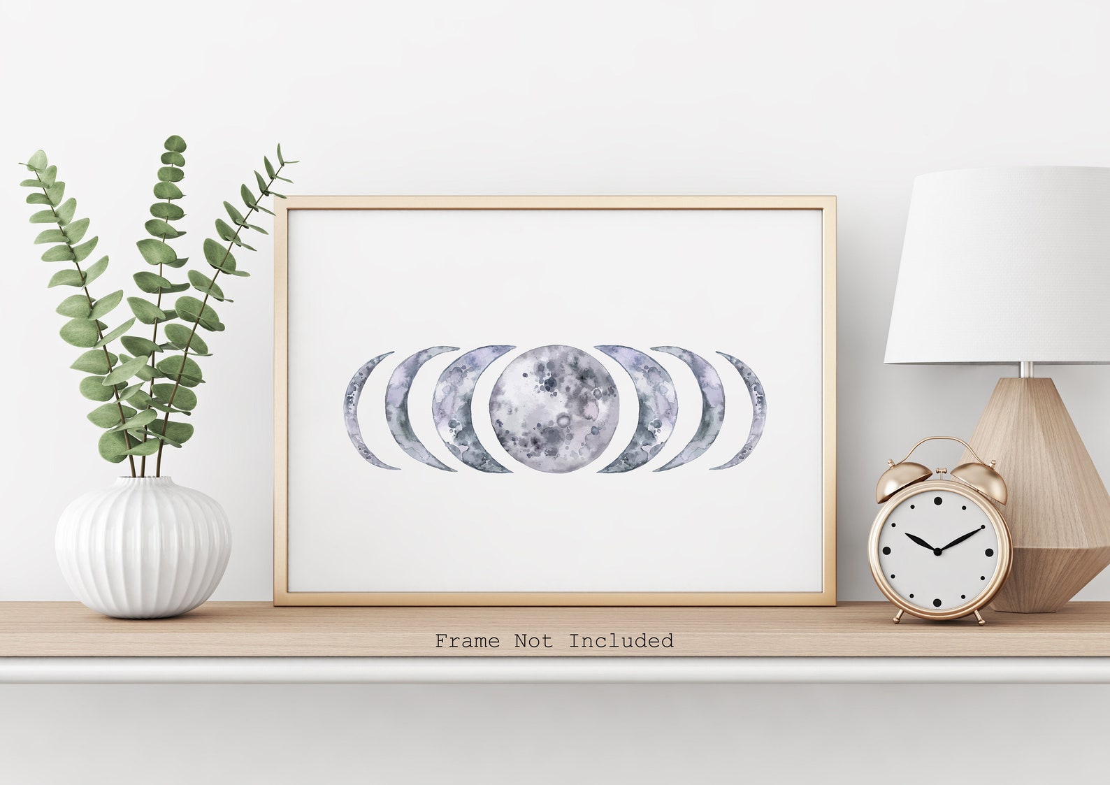 Moon Phases Wall Art Printable Wall Art Moon Phase Poster - Etsy UK
