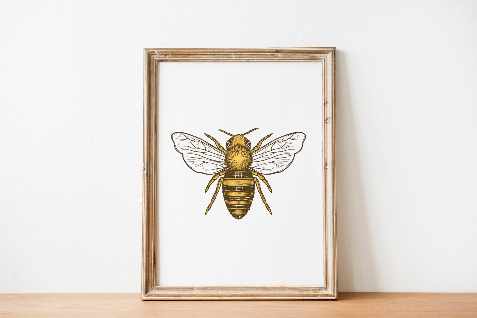 Honey Bee Downloadable print Honey Bee wall art Printable | Etsy