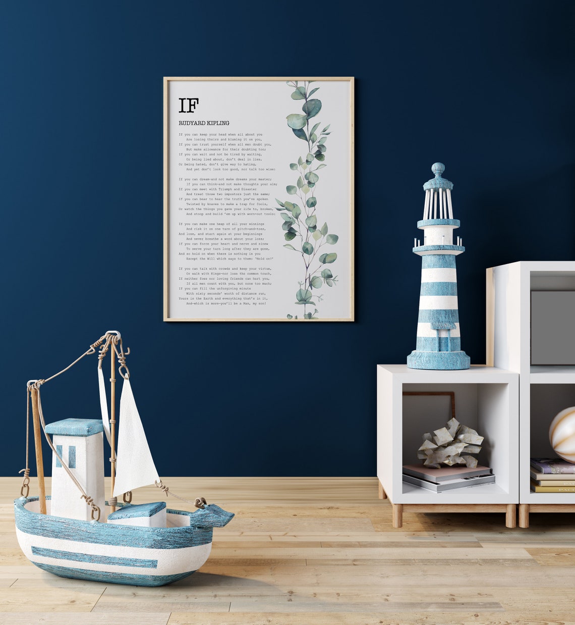 IF by Rudyard Kipling Printable Wall Art Downloadable Print | Etsy