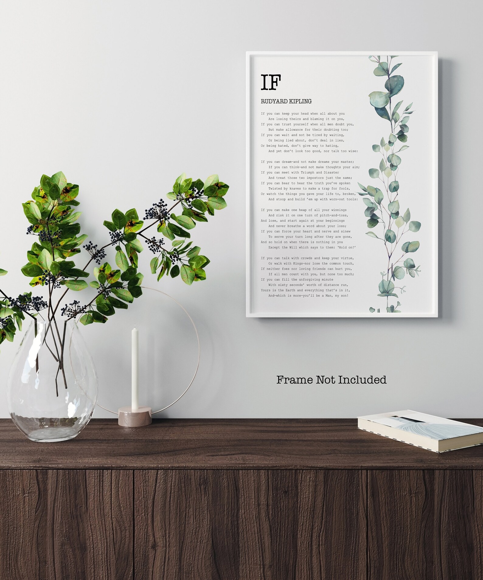 IF by Rudyard Kipling Printable Wall Art Downloadable Print | Etsy