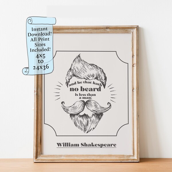 William Shakespeare Quote - Etsy