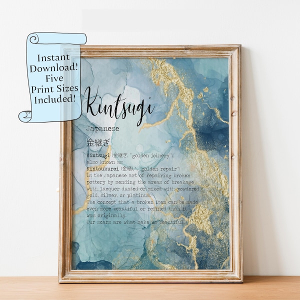 Kintsugi Print - Etsy