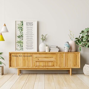 Children Learn What They Live Poem - Dorothy Law Nolte - Wall Art ...