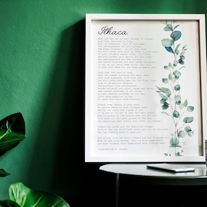 The Poem Ithaca by Constantine Cavafy C. P. Cavafy Konstantinos Kavafis ...