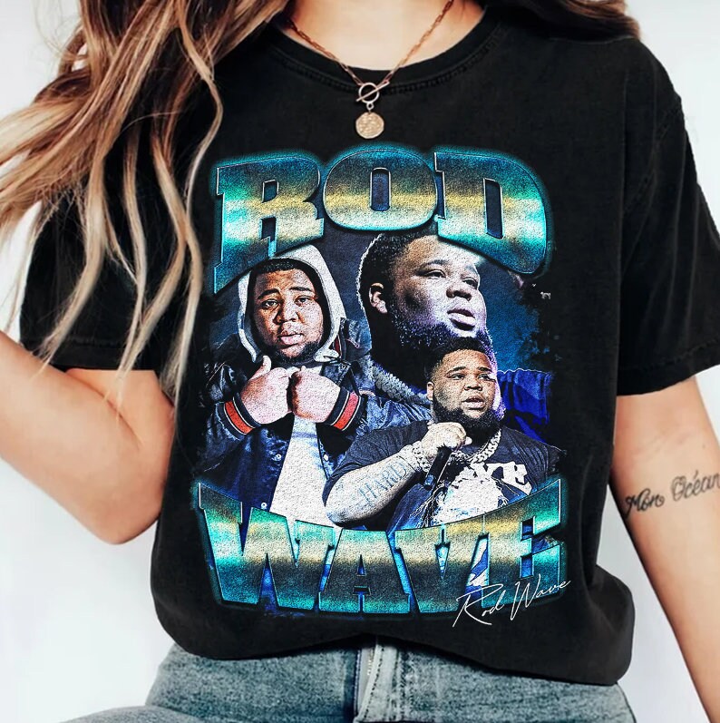 Rod Wave T Shirt, Rod Wave Merch, Rod Wave Rapper Music T-shirt Hip Hop ...