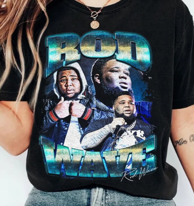 Rod Wave T Shirt, Rod Wave Merch, Rod Wave Rapper Music T-shirt Hip Hop ...