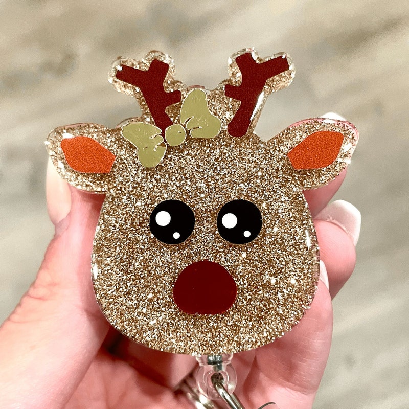 Christmas Badge Reel - Etsy