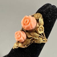 Coral Rose - Etsy