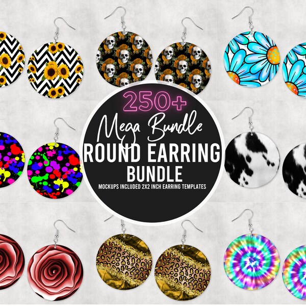 Sublimation Earring Designs - Etsy