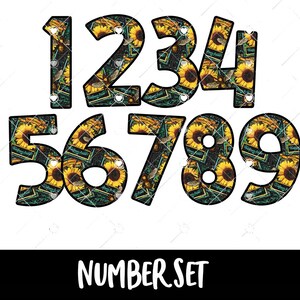 Sunflower Bee Doodle Alphabet Letters PNG Bundle, Alphabet Doodle ...