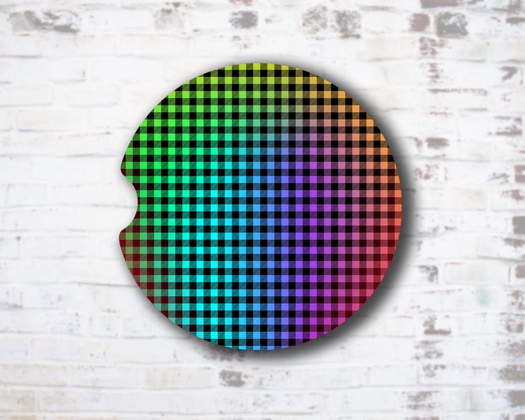 Fluro Car Coaster Sublimation Design, Car Coaster Designs, Round ...