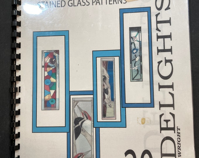 20 Sidelights Stained Glass Pattern Book - Etsy