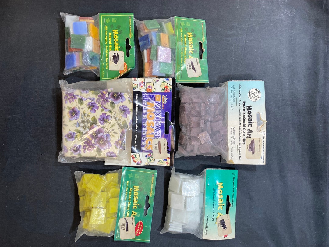 6 Packages of Mosaic Tiles - Etsy
