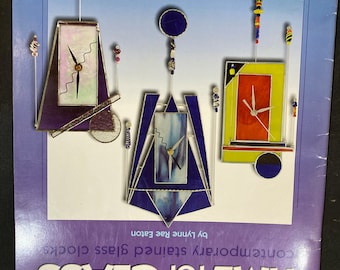 Stained Glass Clock Pattern - Etsy UK