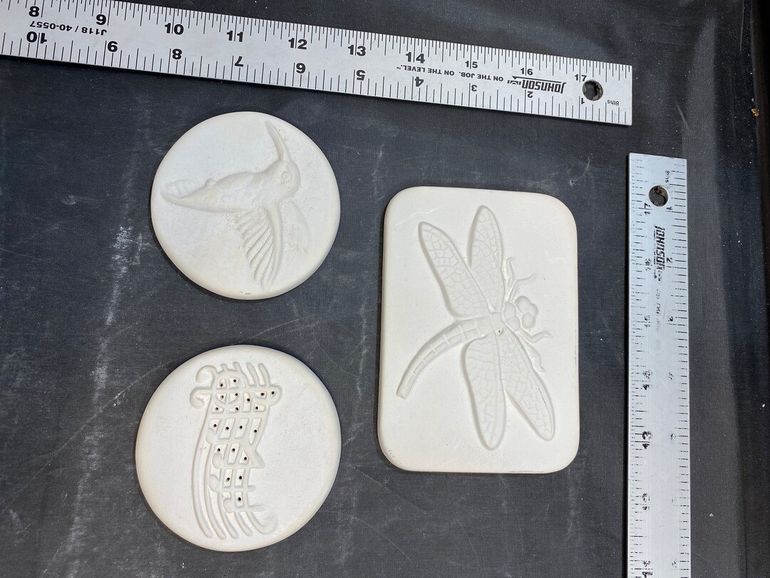 Three Texture Plate Molds - Etsy