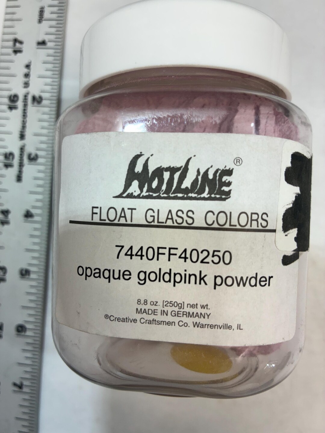 82 COE Hotline Opaque Gold Pink Glass Powder Frit - Etsy