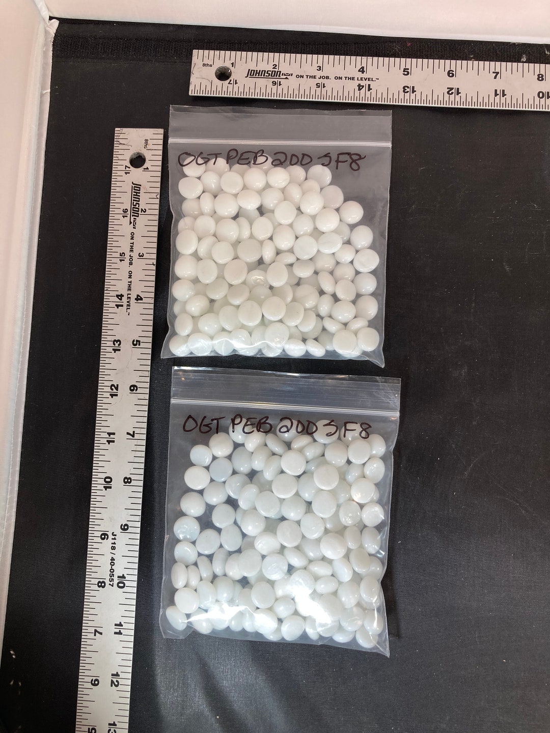 96 COE White Opal Glass Pebbles - Etsy