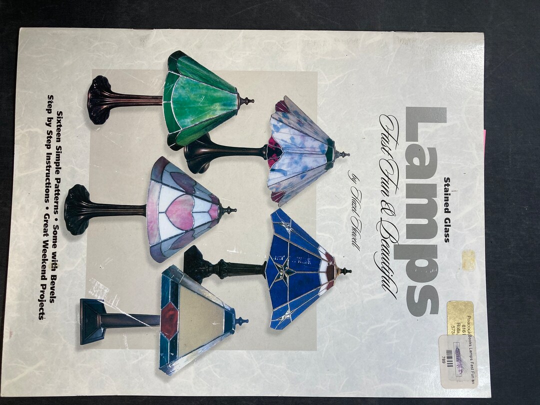 Stained Glass Lamps Fast Fun And Beautiful By Hazel Howell Etsy 8531