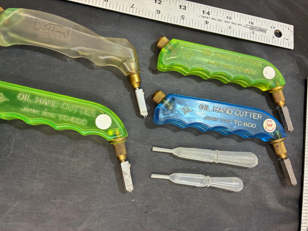 Four Stained Glass Scoring Tools - Etsy