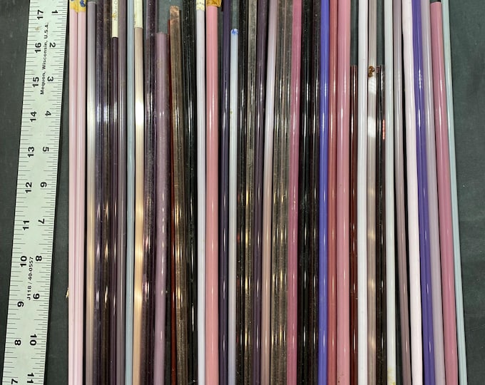 104 COE Purple/pink Glass Rods, 2 Lbs - Etsy