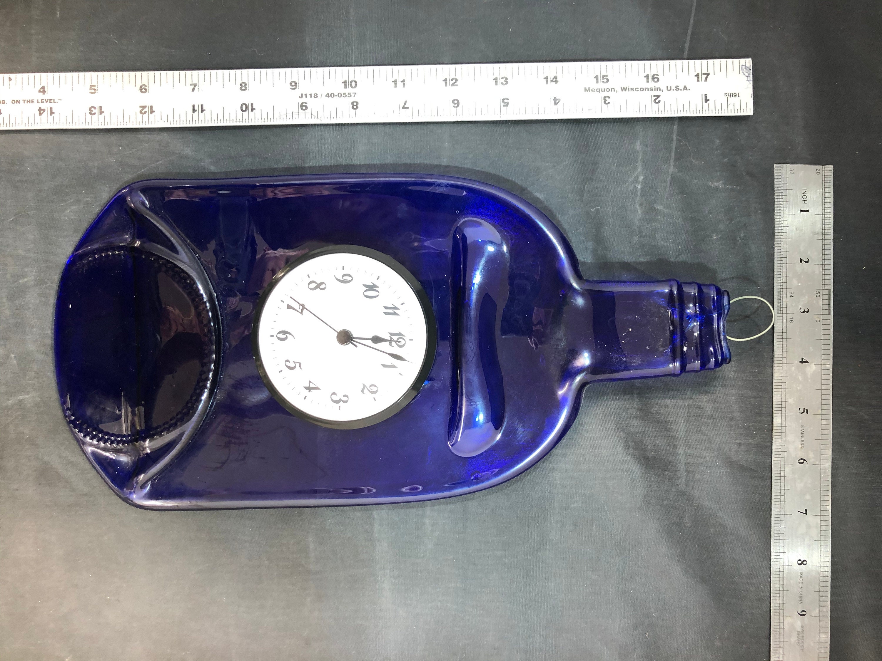 Choice of 1 of 2 Different Wine Bottle Clocks - Etsy