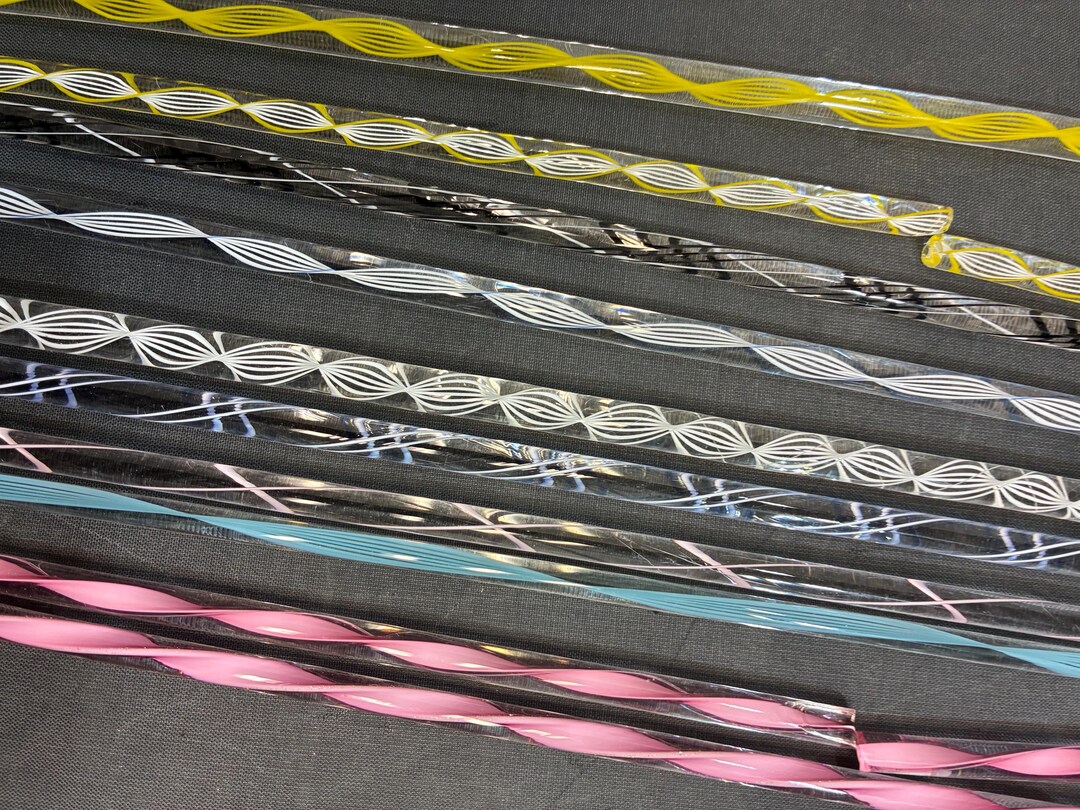 104 COE Reticello Italian Glass Rods - Etsy
