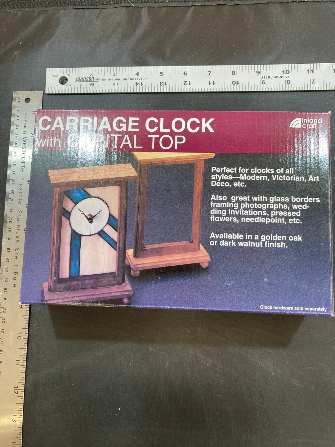 New Carriage Clock With Capital Top - Etsy