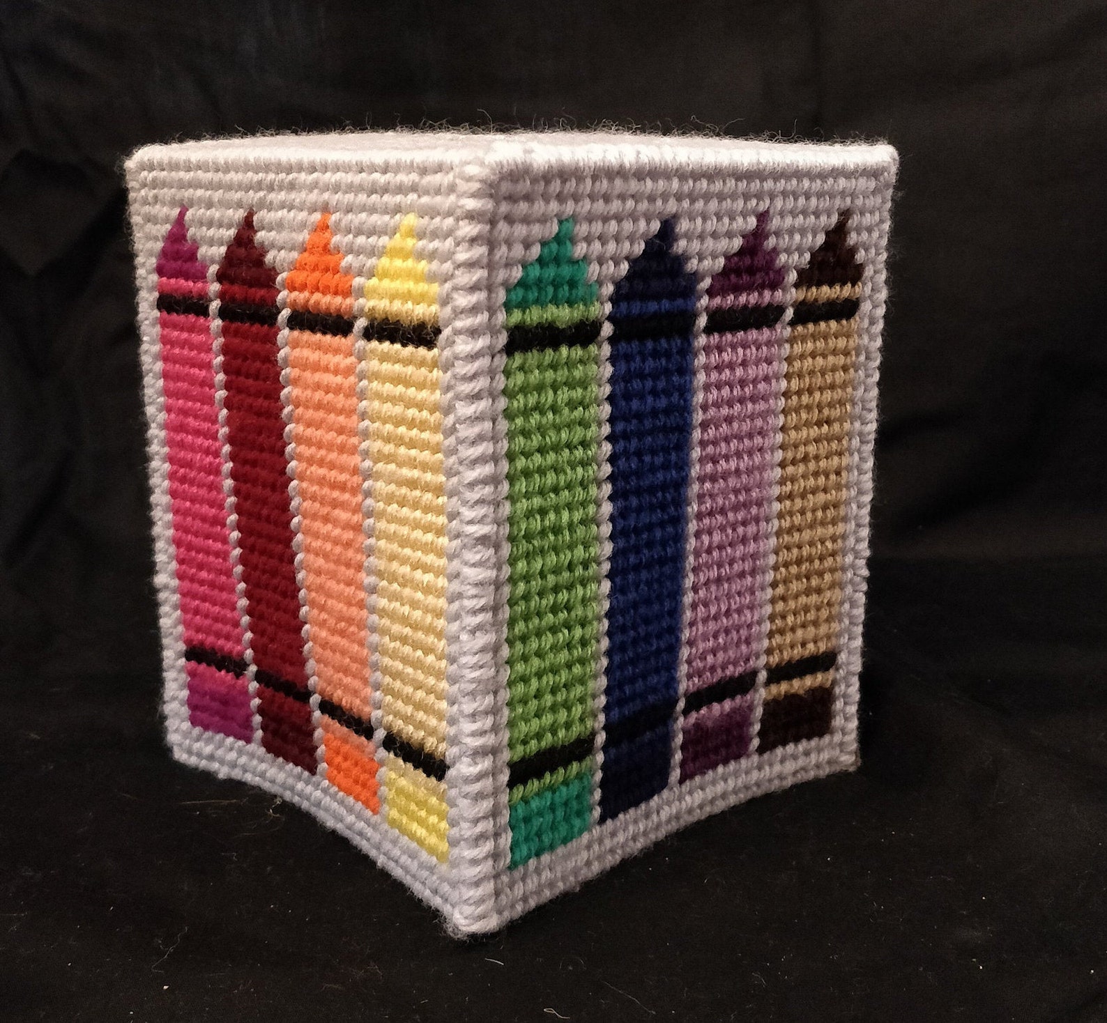 Crayon Tissue box Cover | Etsy