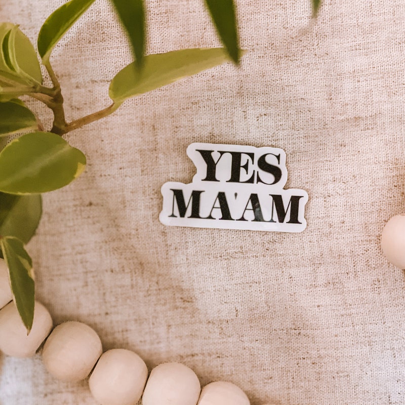 Yes Maam - Etsy