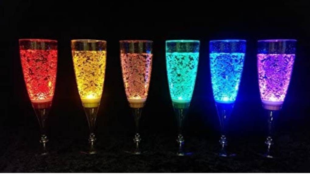 Led Light up Wine Glass. Glow Party . Christmas . Valentines - Etsy