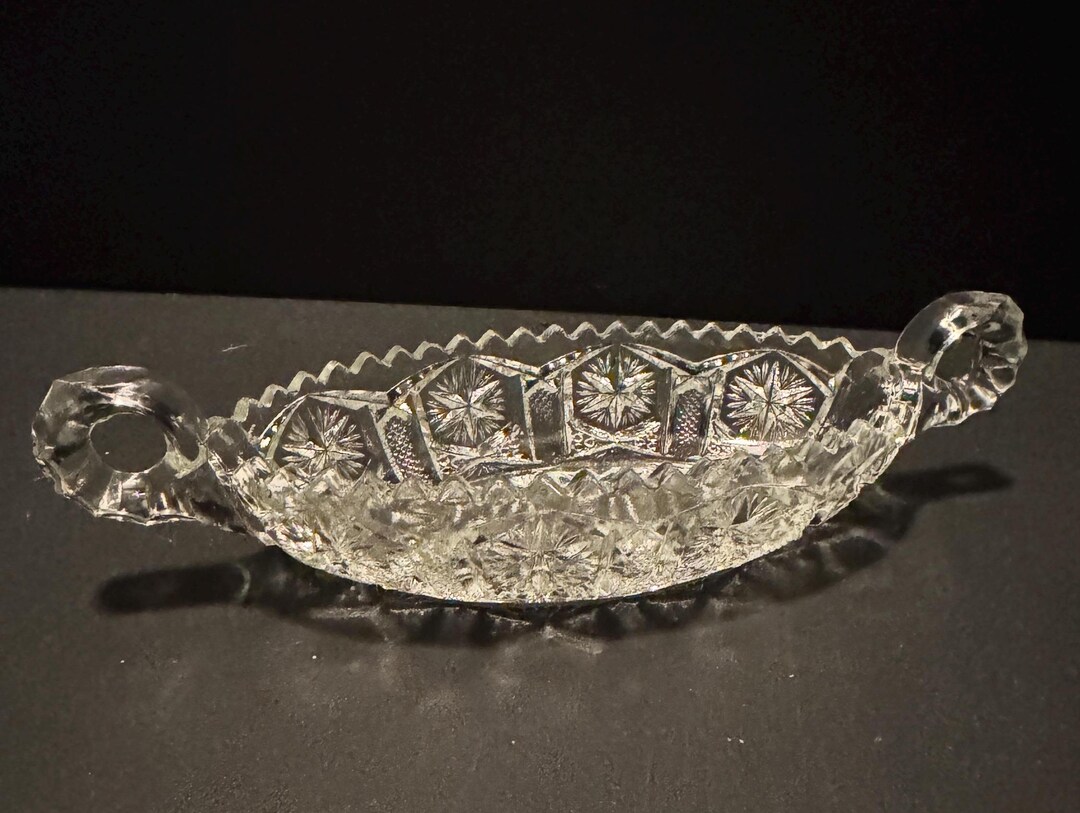 Imperial Glass Mogul Pattern Relish Dish With Handles - Etsy