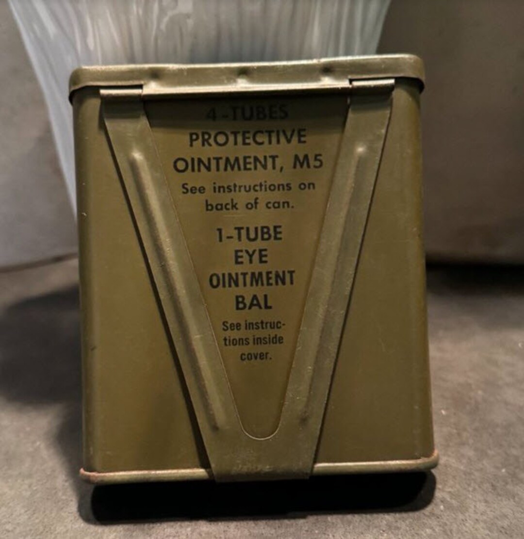Vintage Military Issue Medication Pocket Kit Empty Container - Etsy
