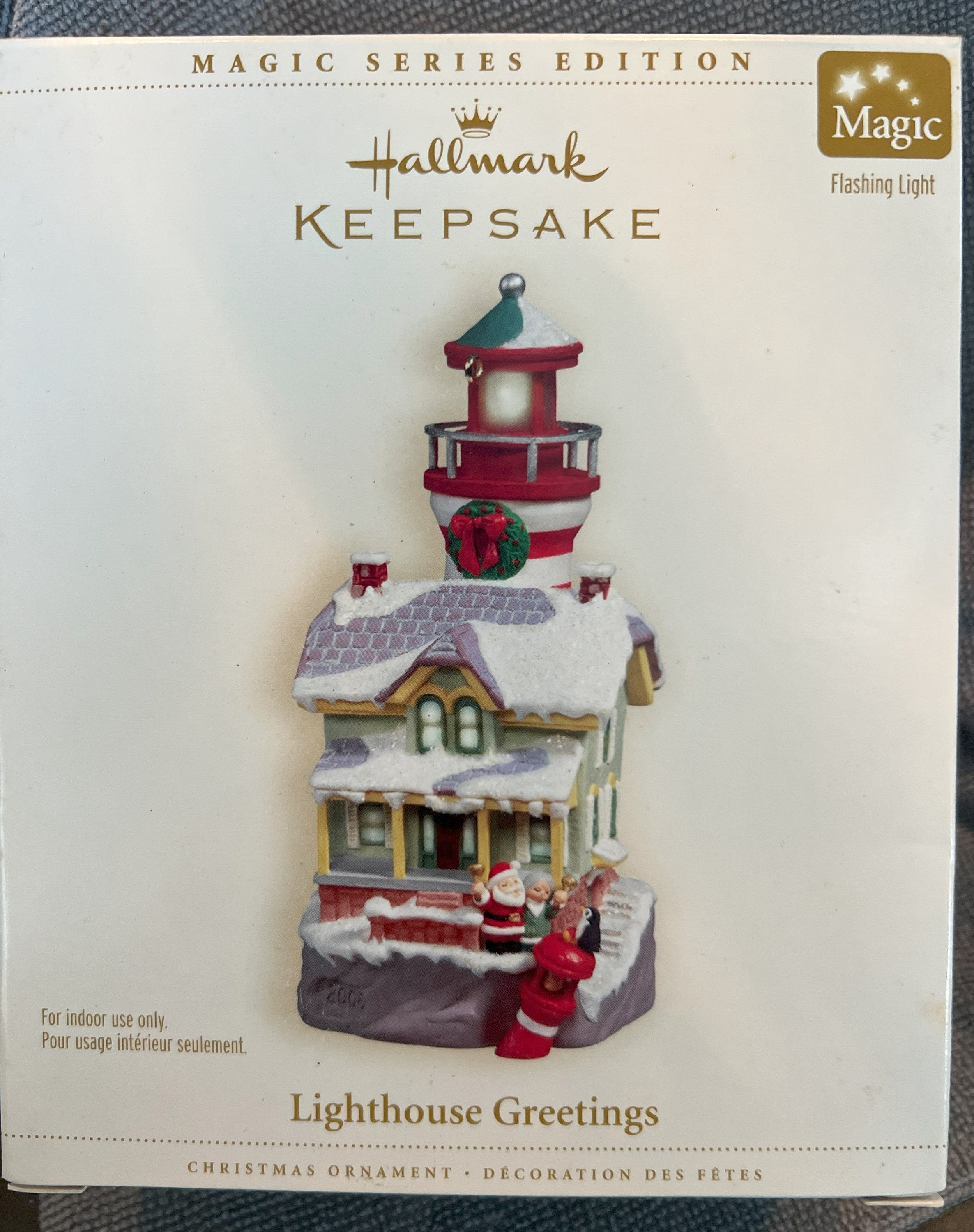 Hallmark Magic Collector's Series Lighthouse Greetings Ornaments 2006 ...