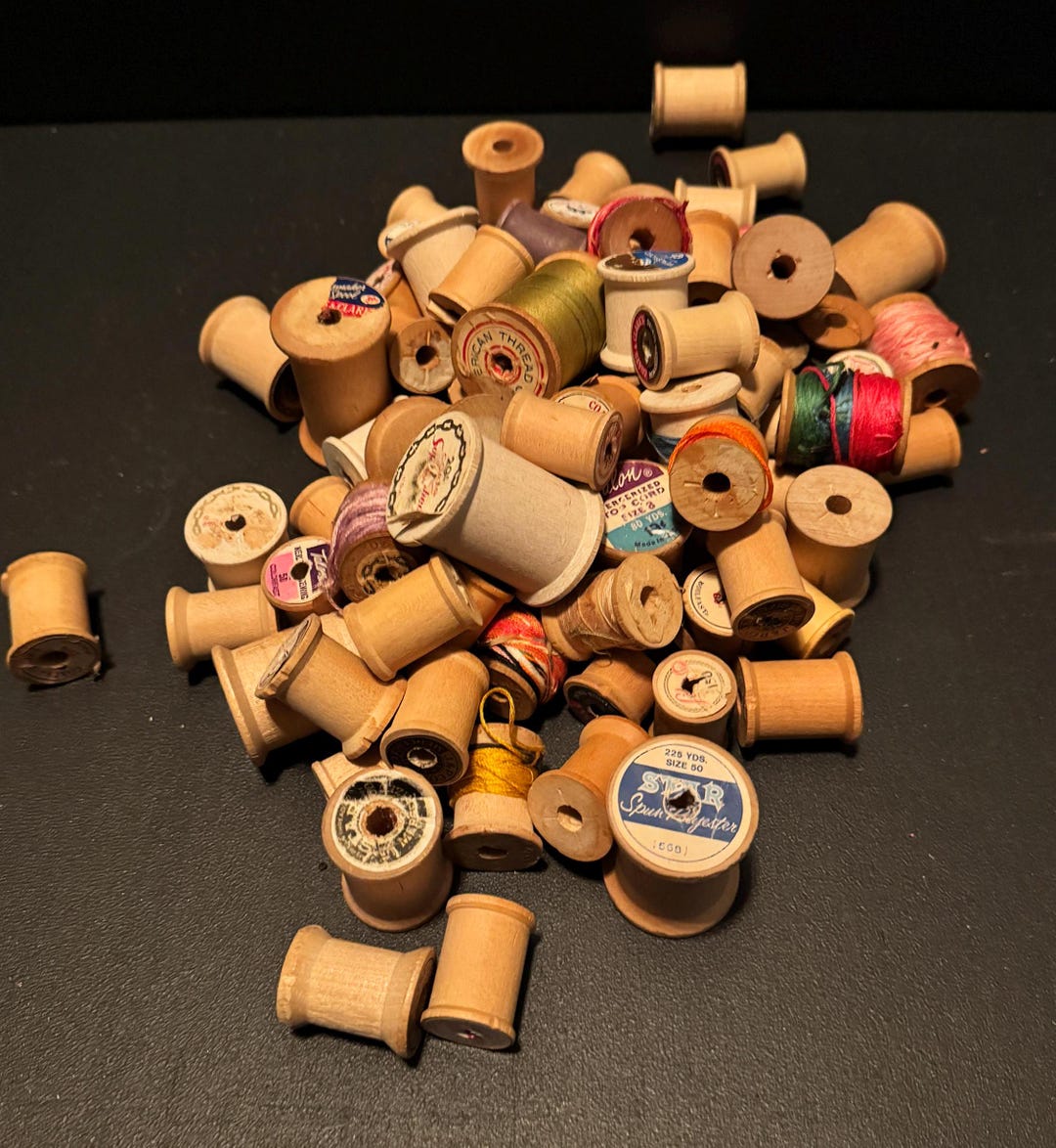 Wooden Thread Spools - Various Sizes and Types - Etsy