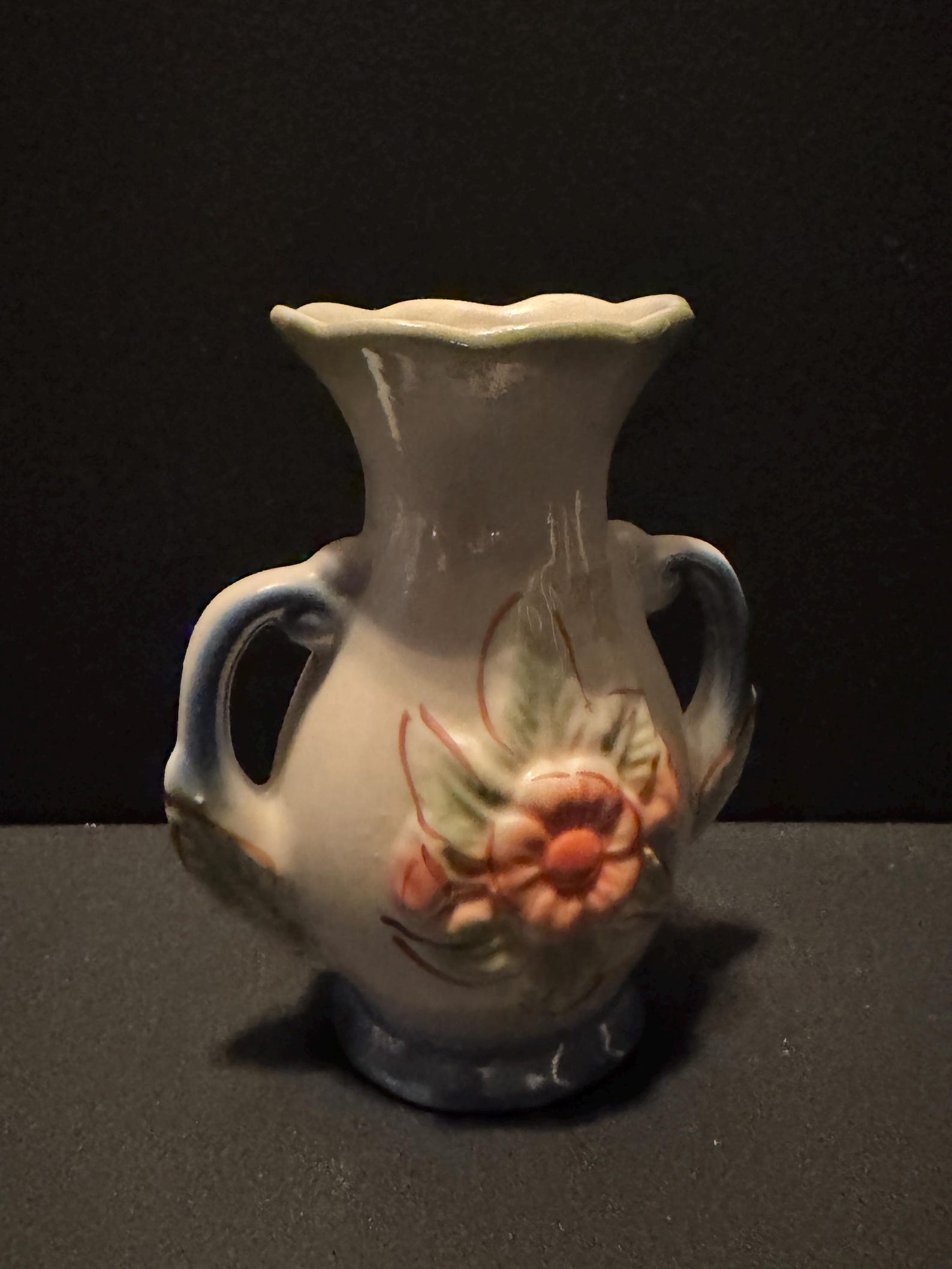 Lusterware Ceramic Double Handled Vase - Made in Brazil - Etsy