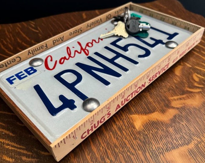 State of California - License Plate Tray "4pnh54i" - Handmade - Etsy
