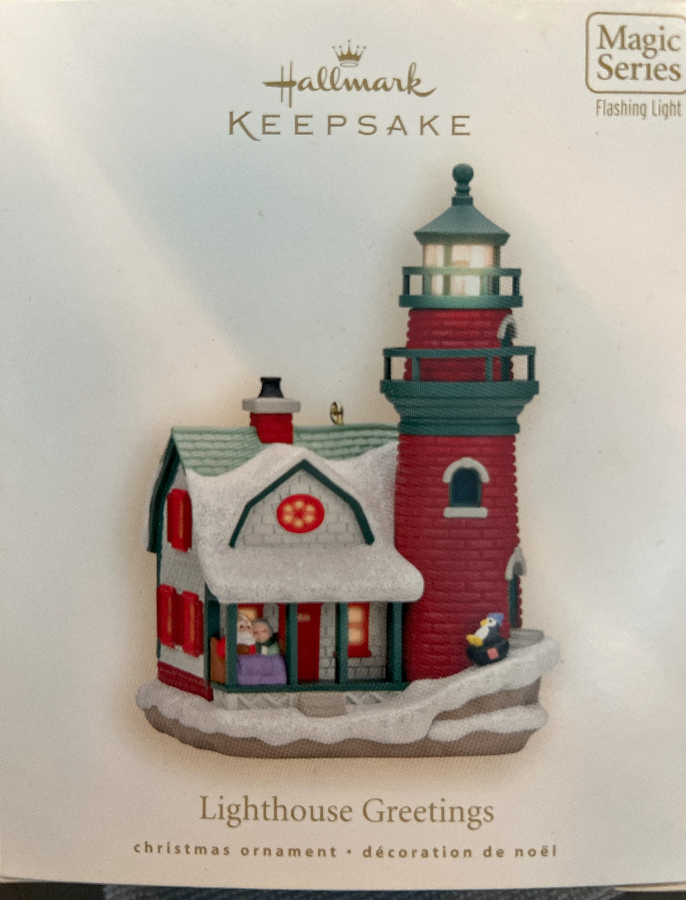 Hallmark Magic Collector's Series Lighthouse Greetings Ornaments 2006 ...