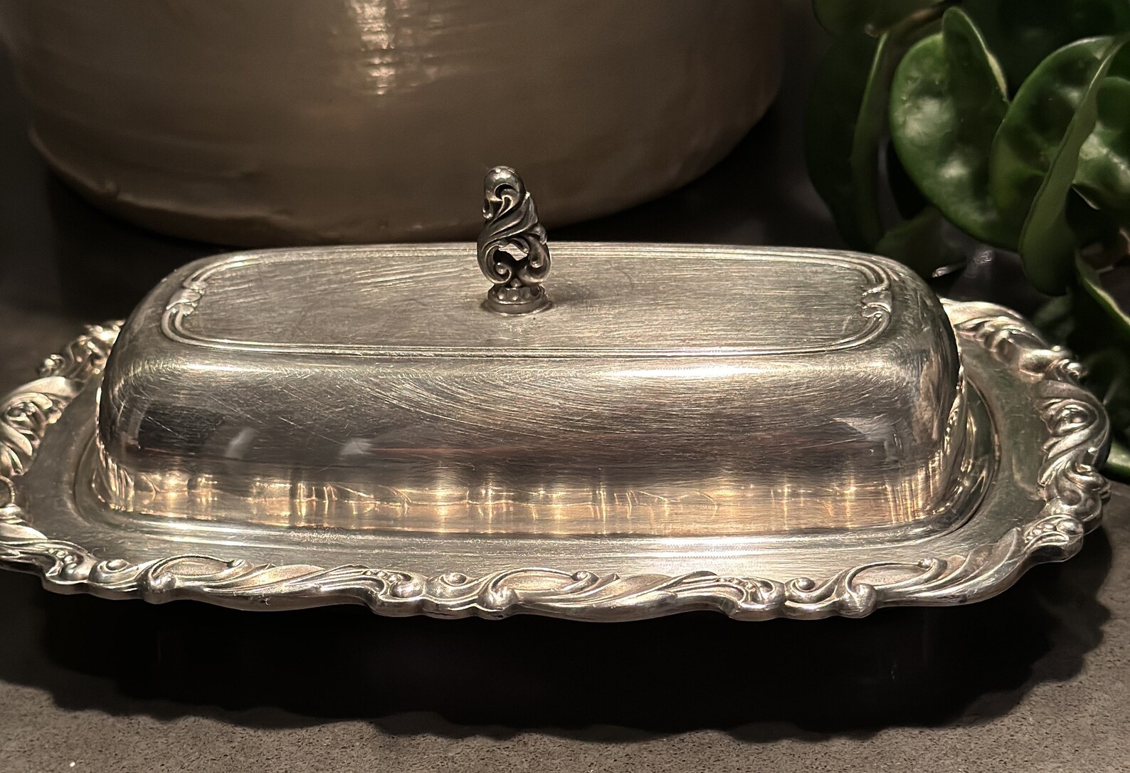 Du Maurier Pattern Silver Plate Butter Dish Without Glass Insert - Etsy